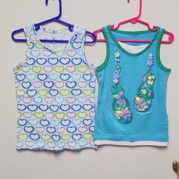 Basic Editions | Shirts & Tops | 2 Little Girls Tank Tops | Poshmark